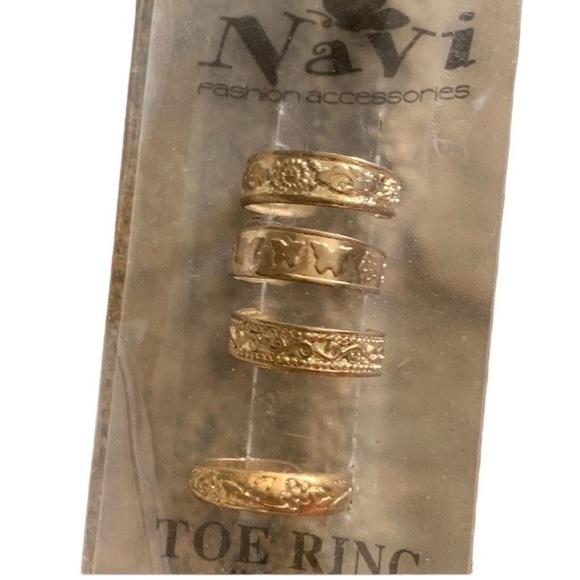 Navi | Jewelry | Navi Set Toe Rings Gold Tone Fashion Costume Jewelry ...